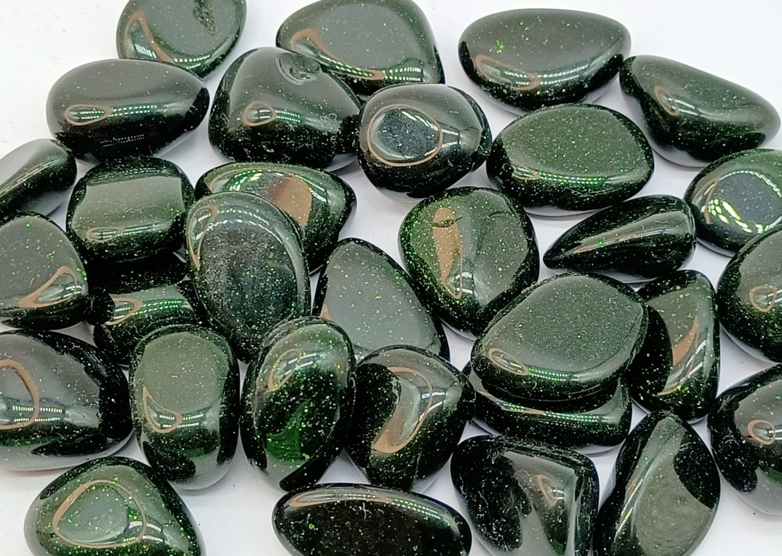 Green Goldstone Tumbled Stone – Crystal Wellness